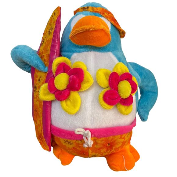 Kellytoy | Toys | Club Penguin Surfer Plush Kellytoy Girl In Flower ...